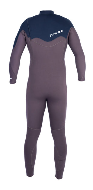 Long John 4.3 mm XClassic - Chest Zip - Marrom / Preto – Truzz Wetsuits