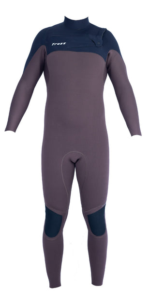 Long John 4.3 mm XClassic - Chest Zip - Marrom / Preto – Truzz Wetsuits